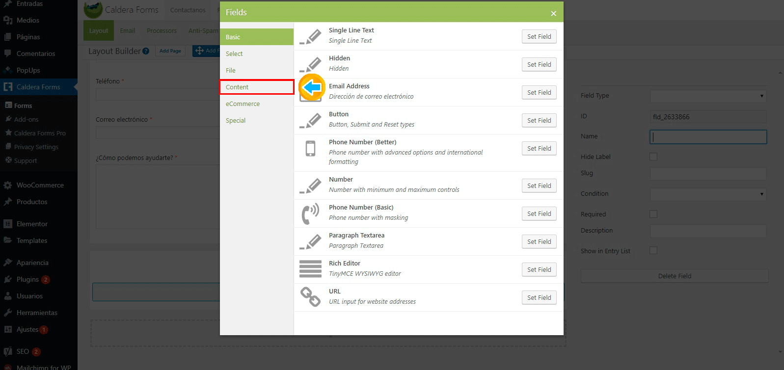 🥇 Aprende a crear formulario en Caldera Forms en español