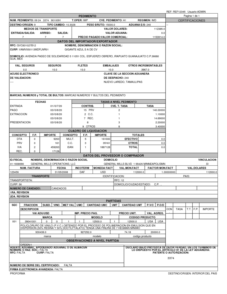 Pedimento Aduanal en el Comercio Internacional